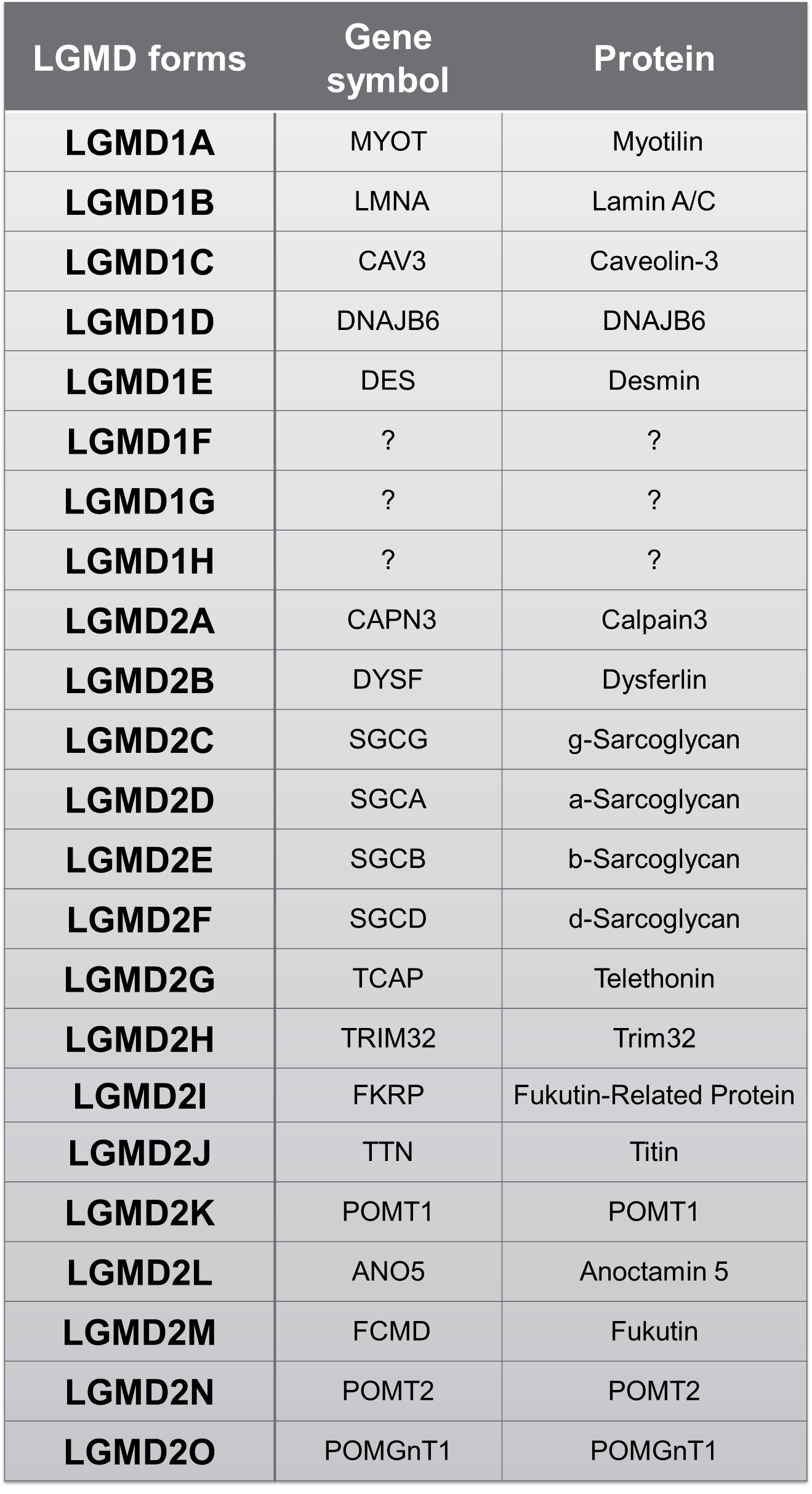 Muscular Dystrophies, Limb-Girdle